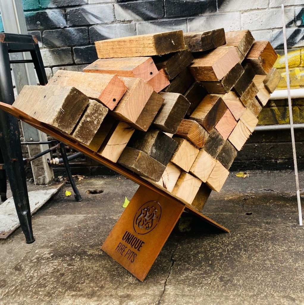 Buy Fire Wood Stands Online | Unique Fire Pits