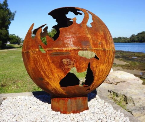 Unique Fire Pits BBQ Fire Pits | The Globe fire pit